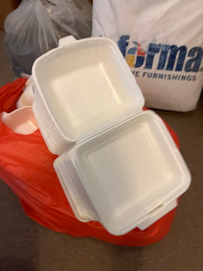 Takeaway styrofoam boxes, Furniture & Home Living, Kitchenware ...
