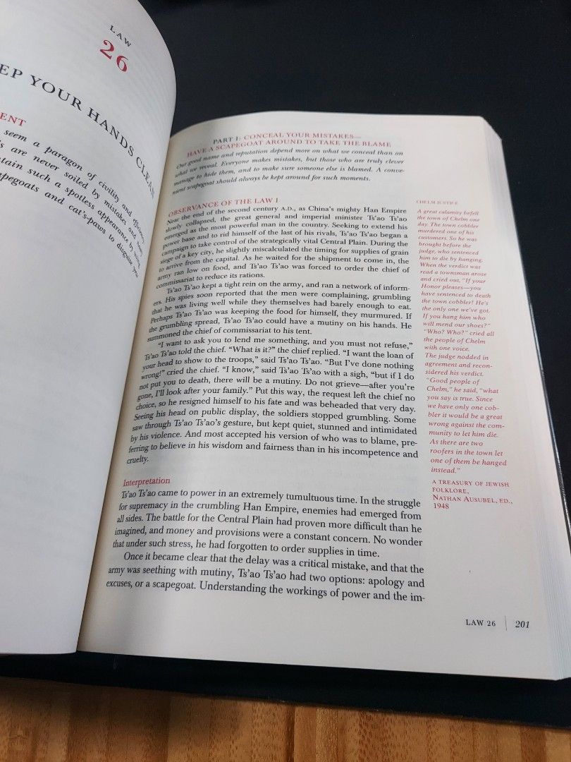 The 48 laws of power, Hobbies & Toys, Books & Magazines, Fiction & Non ...