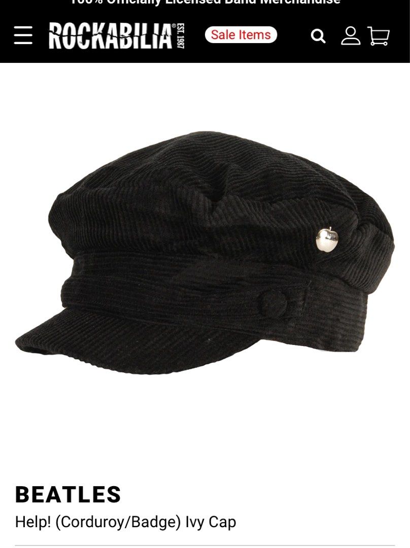 The beatles | corduroy fiddler cap, Men's Fashion, Watches ...