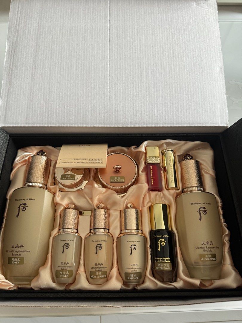 The history of Whoo skincare set, Beauty & Personal Care, Face, Face ...