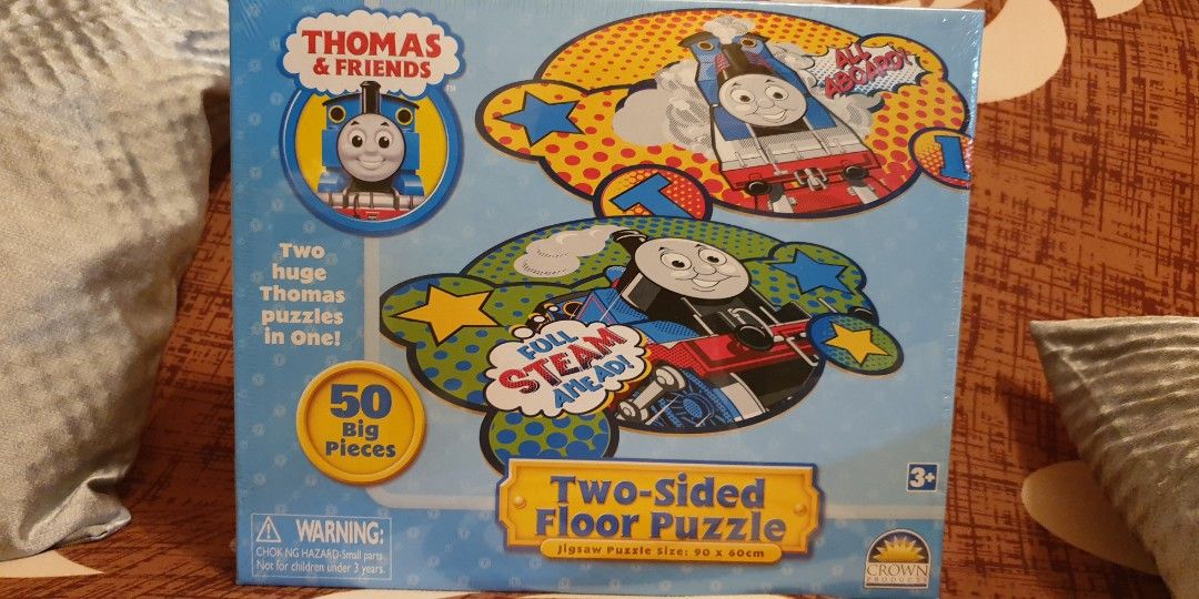 Thomas and Friends two sided floor puzzle, Hobbies & Toys, Toys & Games ...
