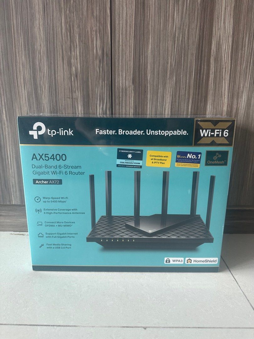 Tp-link AX5400 wifi 6 router, Computers & Tech, Parts & Accessories ...