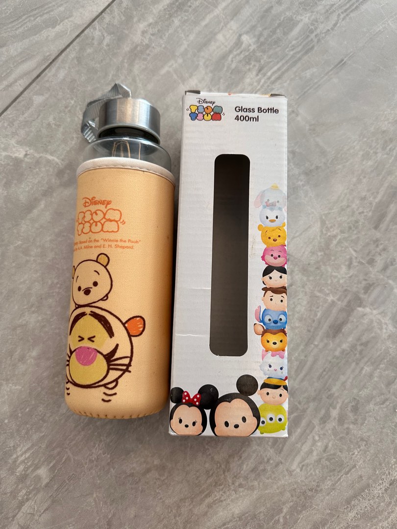 Tsum Tsum Glass Bottle, Furniture & Home Living, Kitchenware ...