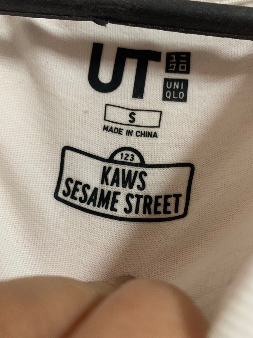 Uniqlo - UT KAWS Sesame Street white, Women's Fashion, Tops, Shirts on Carousell