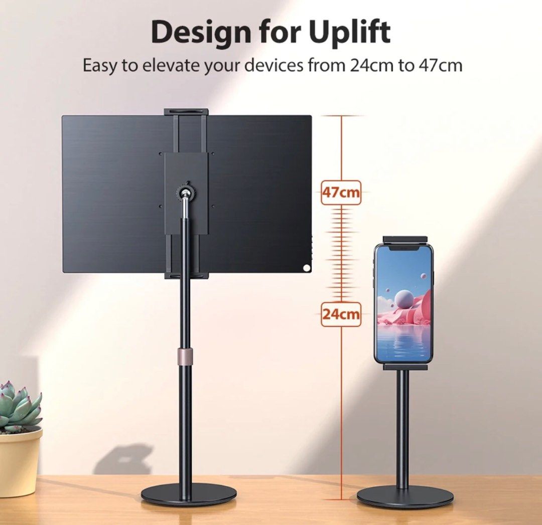 UPERFECT Rotating Portable Monitor Stand Height Adjustable Vesa Monitor ...