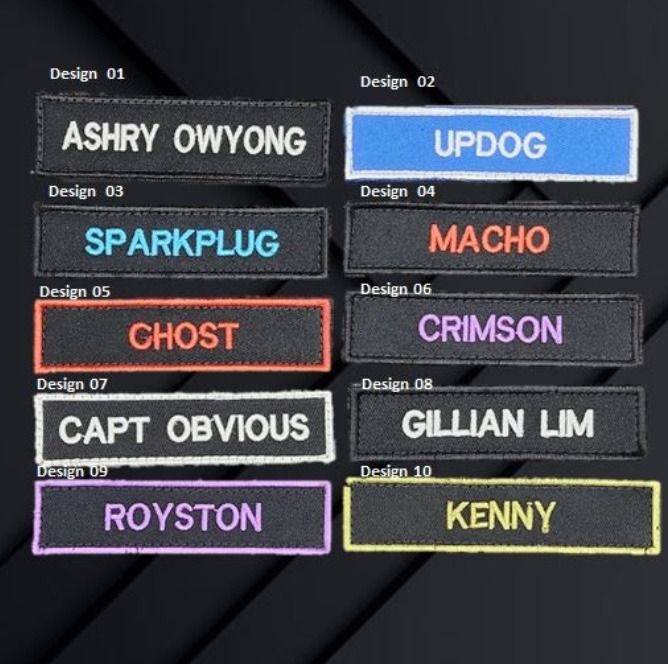 Velcro Nametag Name Tag Customize Personalization Custom Patches, Women ...