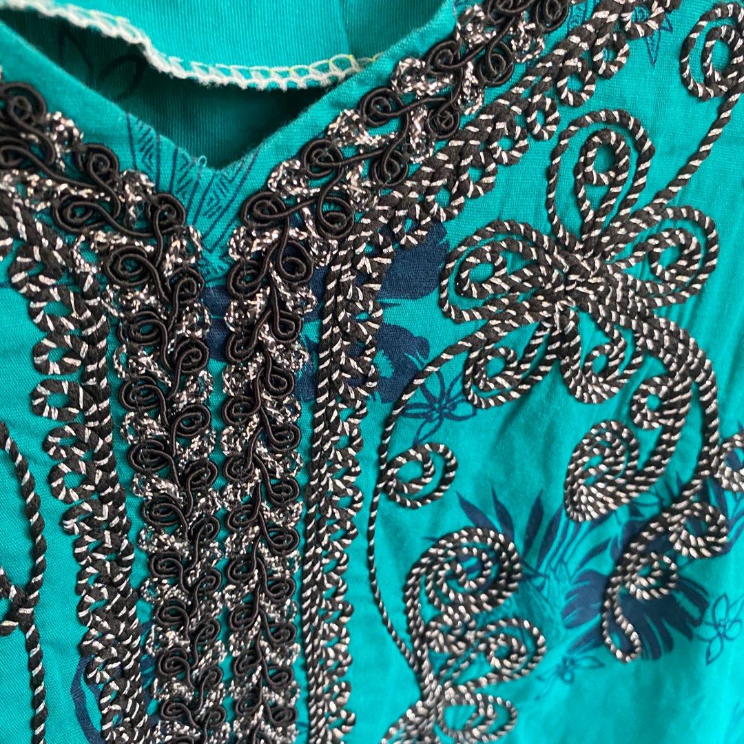 vintage 60s cultural traditional blouse, Women's Fashion, Tops, Blouses ...