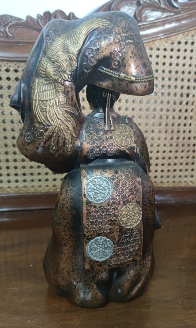 Vintage Japanese Noh Dancer Brass Statue, Furniture & Home Living, Home ...
