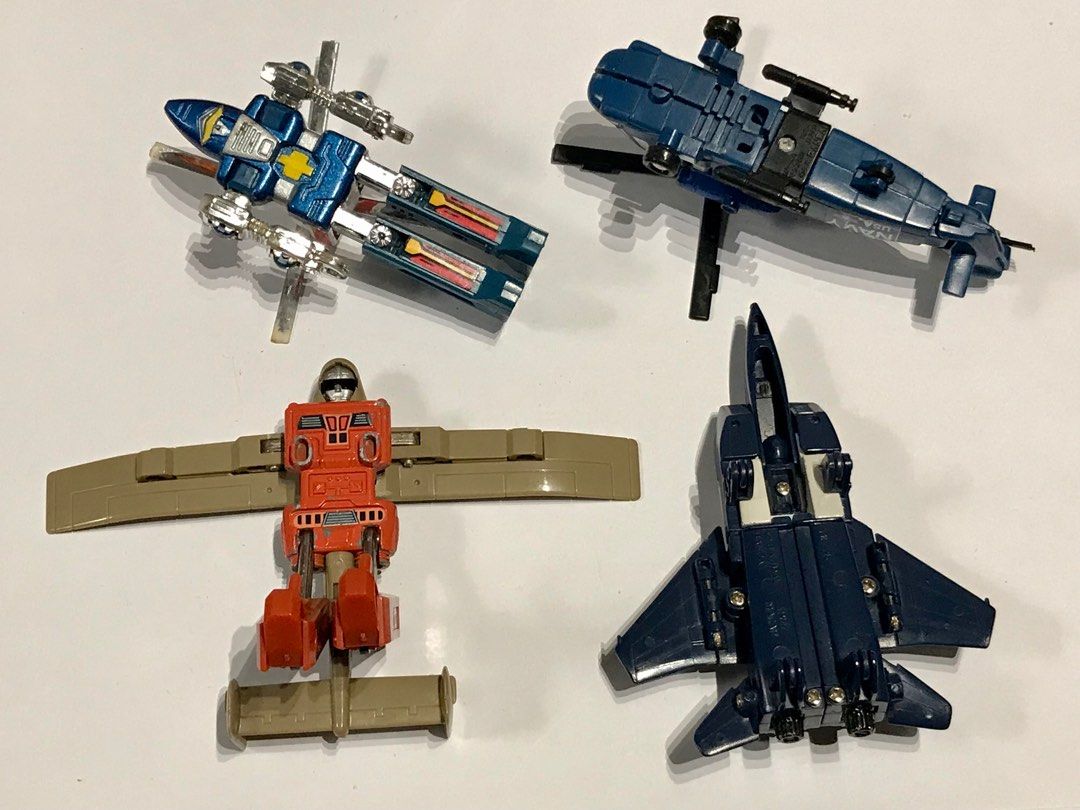 Vintage Set of 4 Popy Bandai 1982-1985 Chogokin Machine Robo Gobots ...