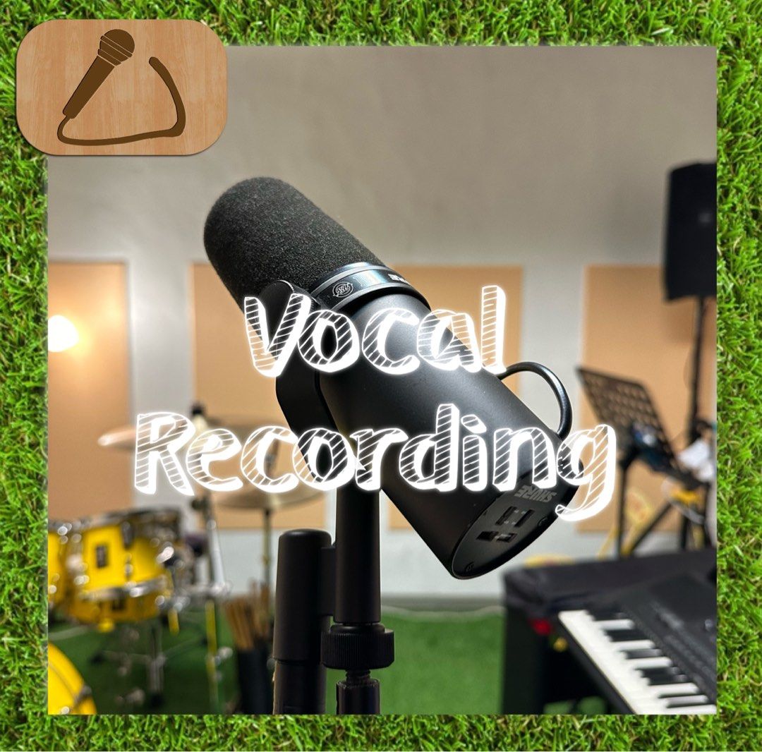 【人聲錄音服務】Vocal Recording /拍Cover/Demo錄音MV/Music Video, 音響器材, 錄音機 - Carousell