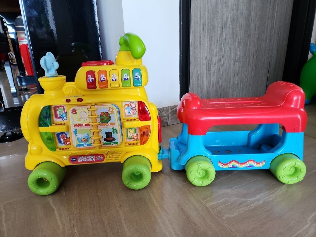 Vtech Alphabet Train, Babies & Kids, Infant Playtime on Carousell