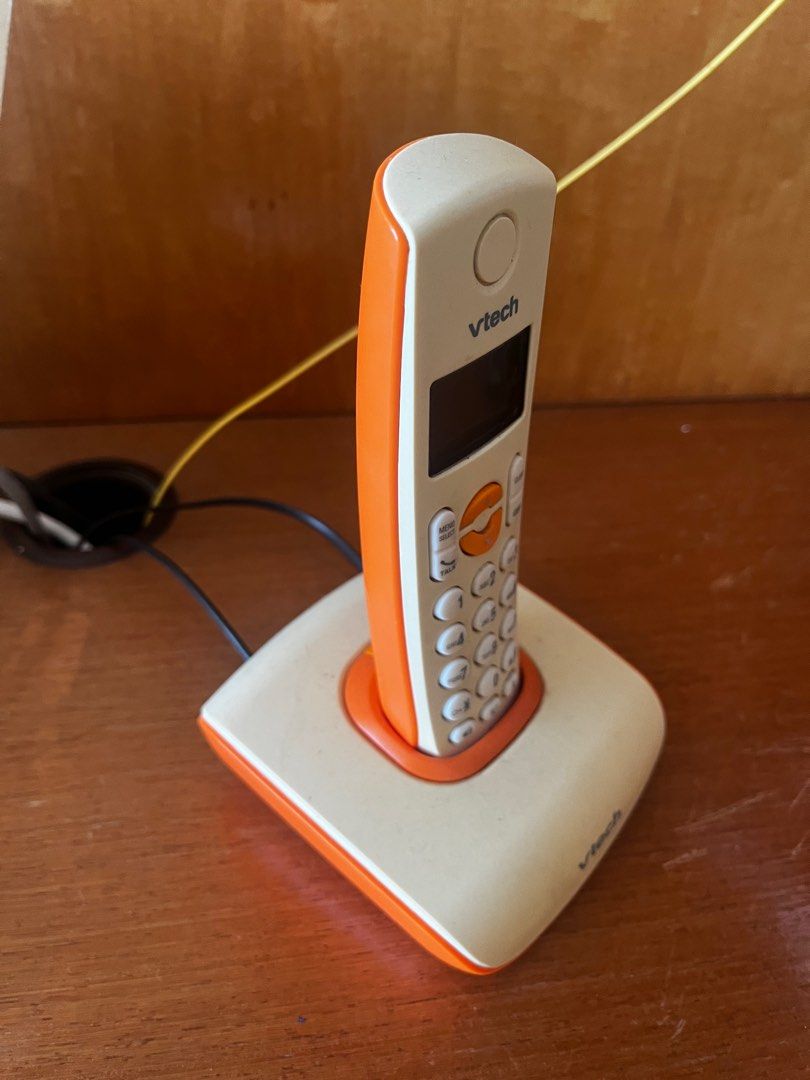 VTech landline phone (orange), Mobile Phones & Gadgets, Other Gadgets ...