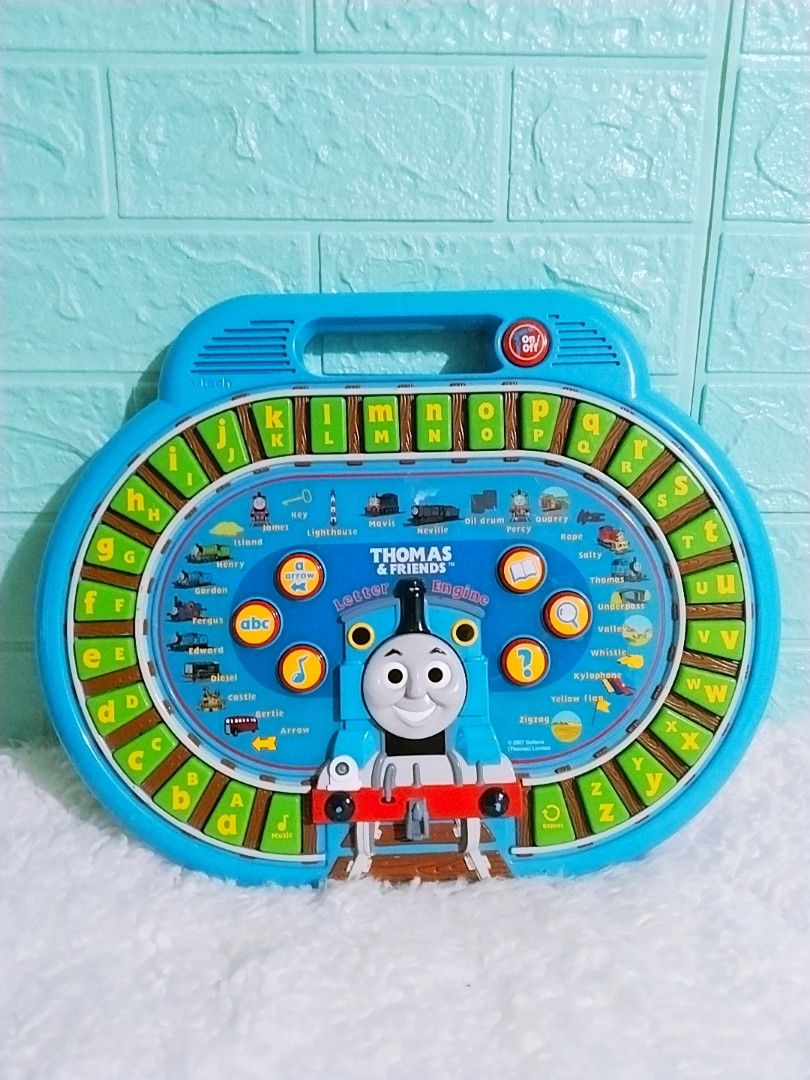 Vtech Thomas & Friends Letter Engine (RARE!), Babies & Kids, Infant ...