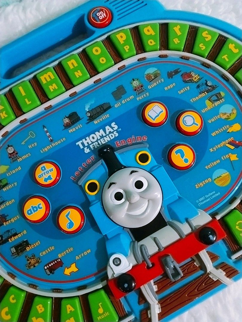 Vtech Thomas & Friends Letter Engine (RARE!), Babies & Kids, Infant ...