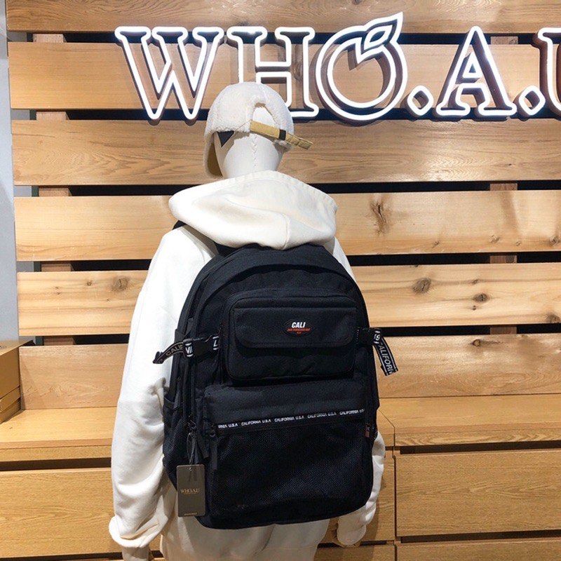 韓國正品Who A U 後背包, 她的時尚, 包包、錢包, 背包在旋轉拍賣