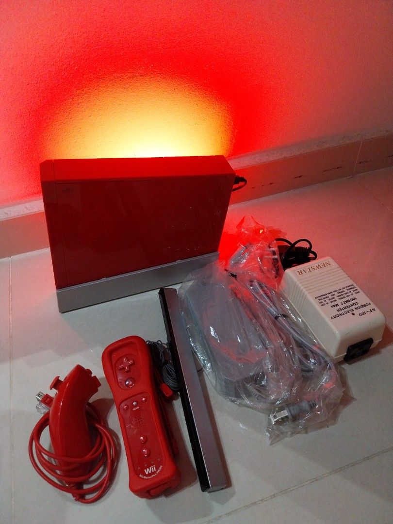 Wii limited 25 anniversary Mario-Modded rgb+jailbroken with hdd of ...