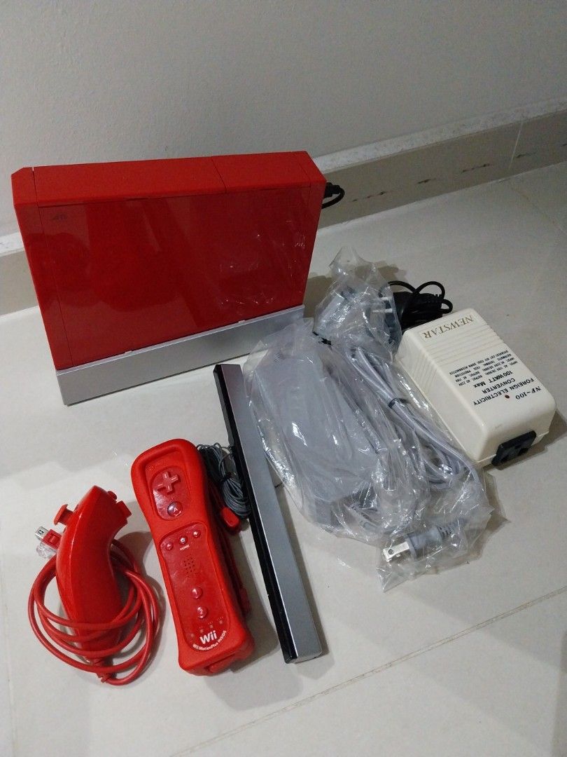 Wii limited 25 anniversary Mario-Modded rgb+jailbroken with hdd of ...