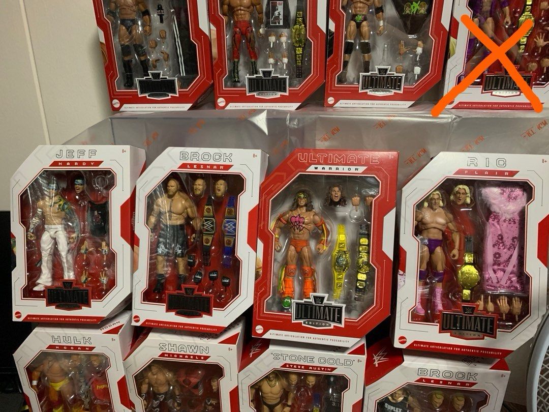 WWE Mattel Ultimate Edition The Rock Stone Cold Steve Austin Eddie Guerrero Brock Lesnar Ric ...
