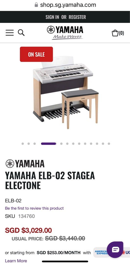 Yamaha Electone ELB-02 Stagea, Hobbies & Toys, Music & Media, Musical Instruments on Carousell
