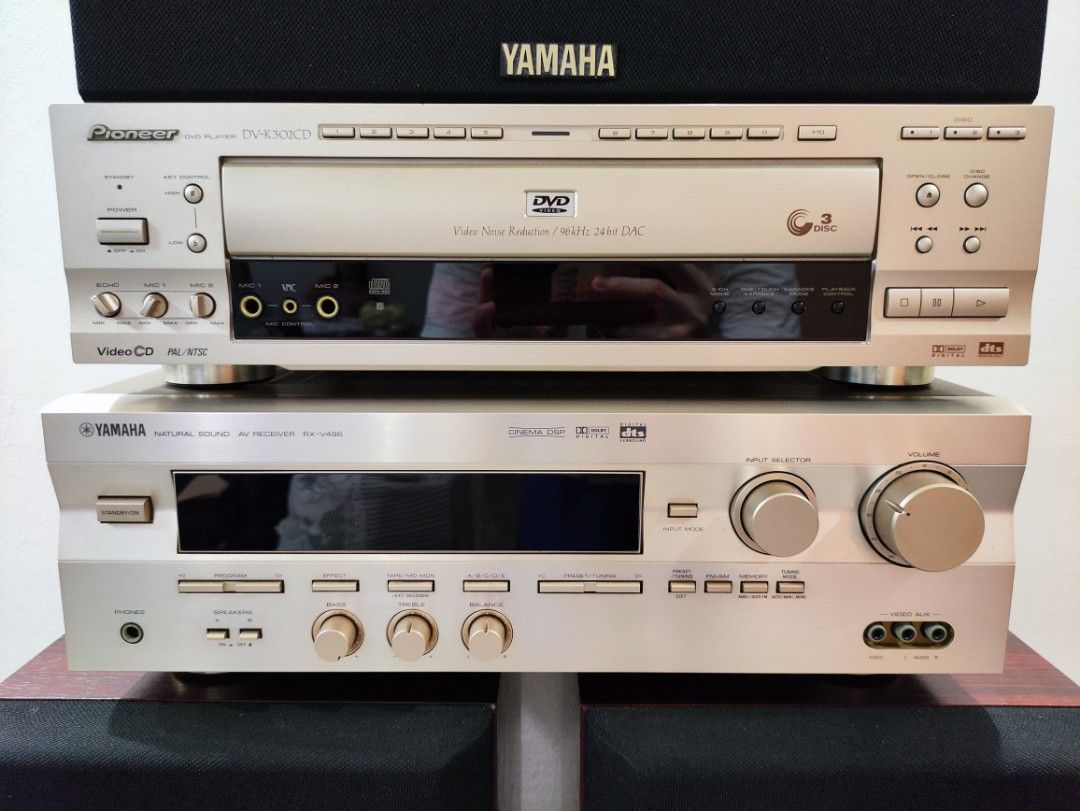 Yamaha RX-V496 Home Theatre System and Yamaha Speakers, Audio ...