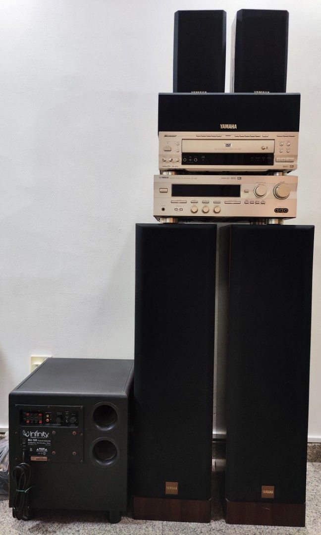 Yamaha RX-V496 Home Theatre System and Yamaha Speakers, Audio, Soundbars, Speakers & Amplifiers ...