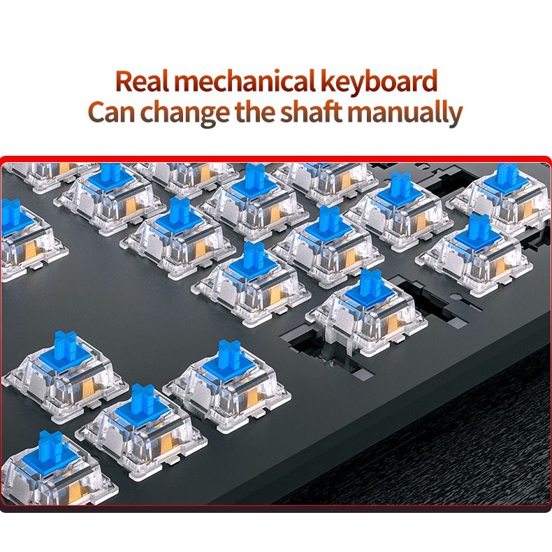 YINDIAO ZK-4 Summoner True Mechanical Keyboard Hot-Swappable with ...