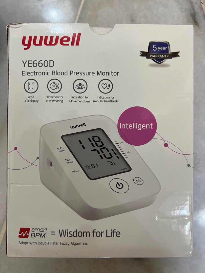 Yuwell Blood Pressure Monitoring, Health & Nutrition, Health Monitors ...