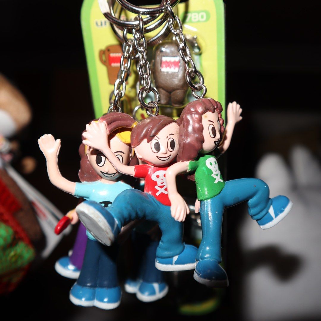 04 : Vintage Rodney Greenblat Puffy Keychains ( trinkets, anik anik, phone charm, keychains ...