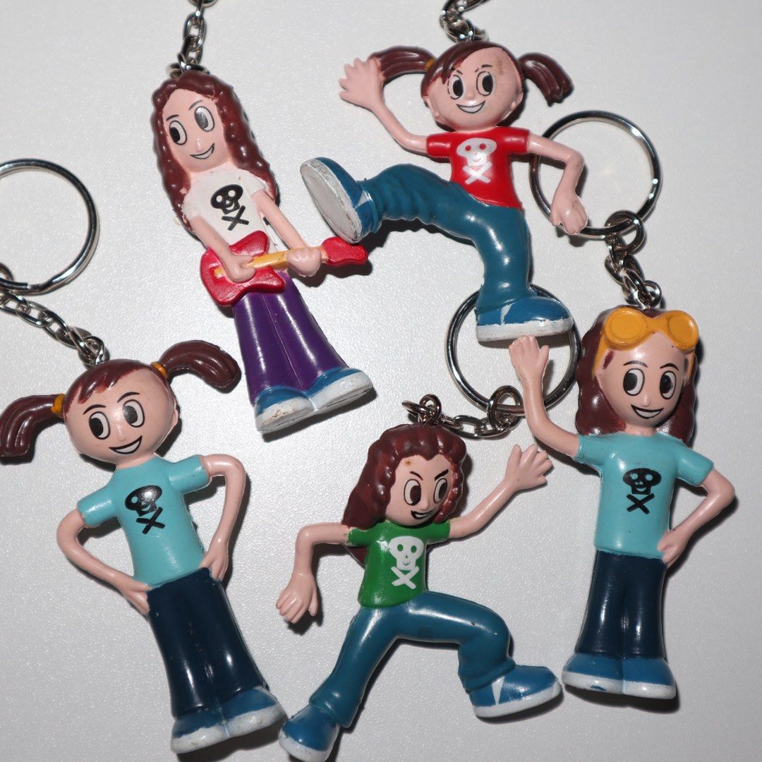 04 : Vintage Rodney Greenblat Puffy Keychains ( trinkets, anik anik ...