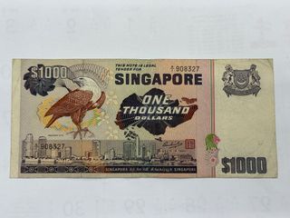 $1k /$1000 /Singapore One Thousand notes (discontinued and rare ...