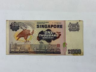 $1k /$1000 /Singapore One Thousand notes (discontinued and rare ...