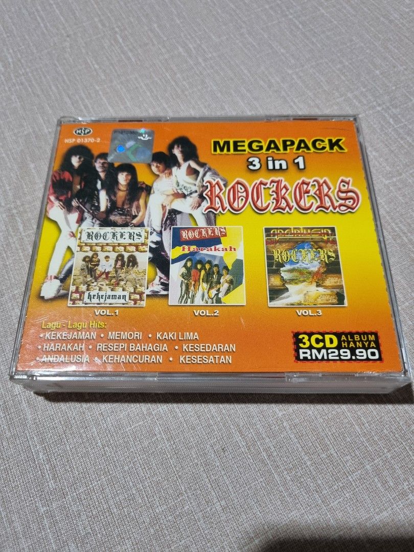 3CD Boxset Rockers, Hobbies & Toys, Music & Media, CDs & DVDs on Carousell