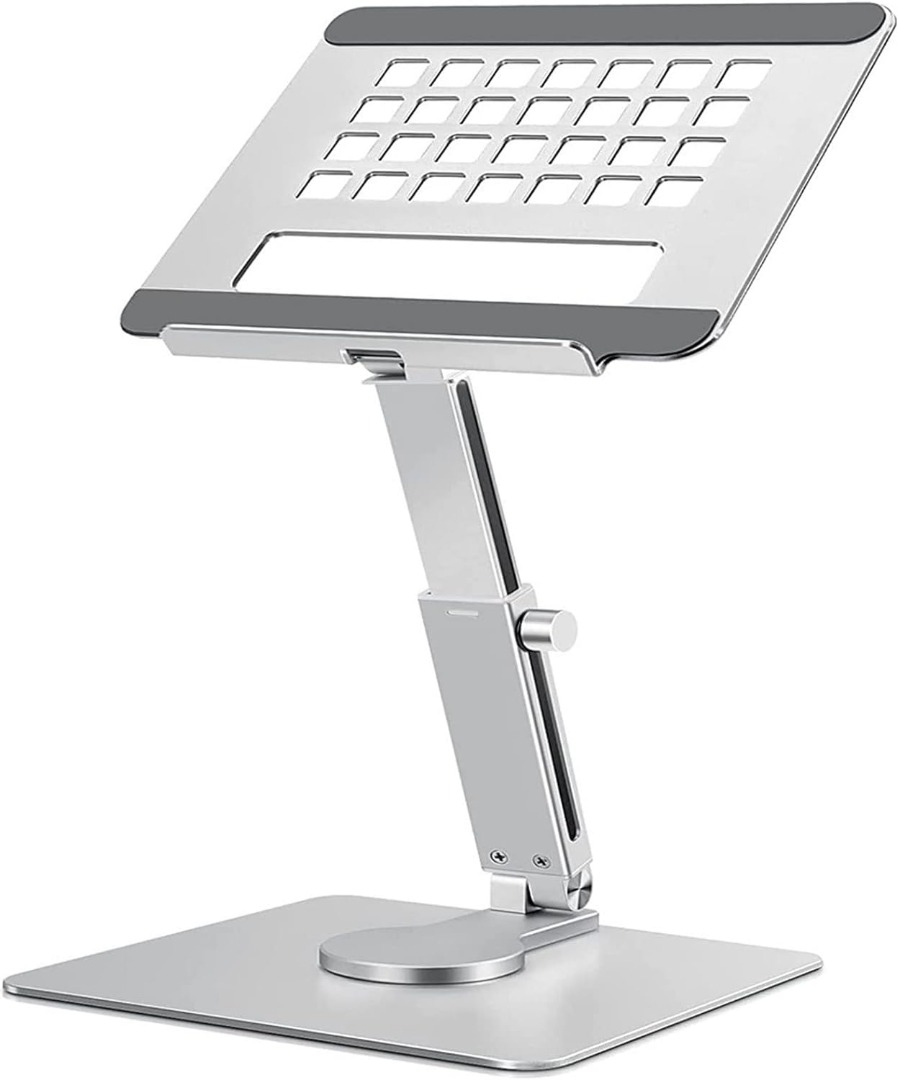 [5295] Tablet Stand Desk Riser Rotation Multi-Angle Height Adjustable ...