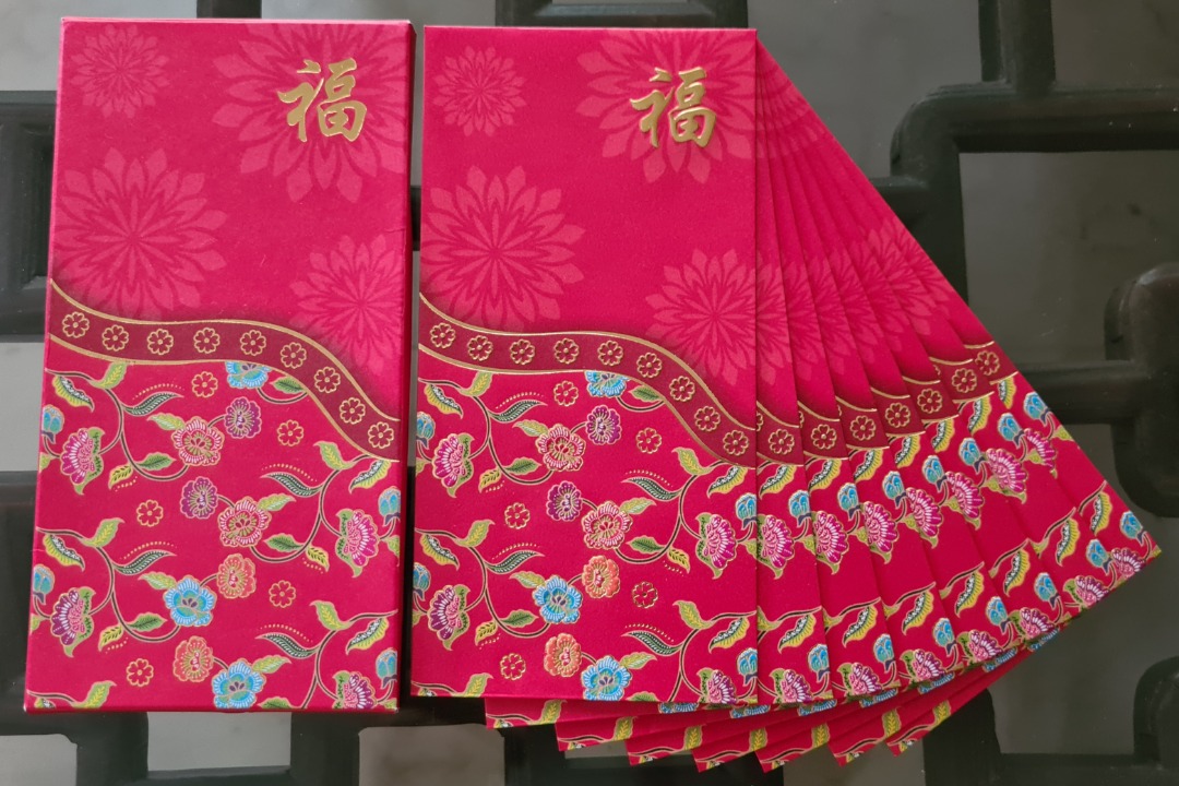 8/10 pcs ING Various Designs Red Packet / Ang Bao Pow Pao, Hobbies ...