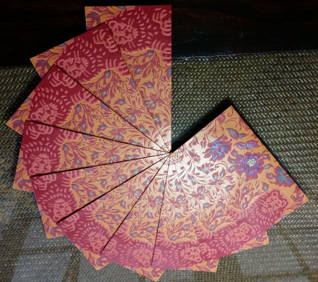 8/10 pcs ING Various Designs Red Packet / Ang Bao Pow Pao, Hobbies ...