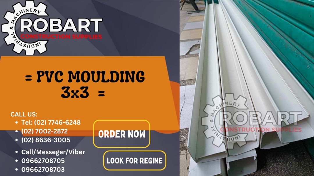 = PVC MOULDING 3x3 =, Commercial & Industrial, Construction Tools ...