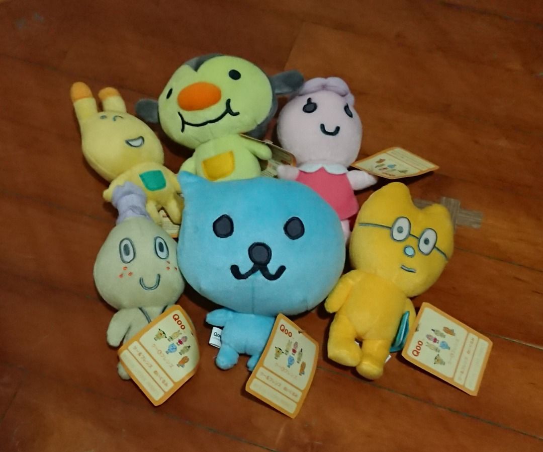 日本 Qoo and Friends 公仔 景品, 興趣及遊戲, 玩具 & 遊戲類 - Carousell