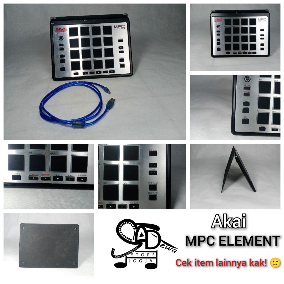 AKAI MPC ELEMENT PAD CONTROLER MIDI CONTROLLER STUDIO DAW bkn MPD, Musik & Media, Alat di Carousell