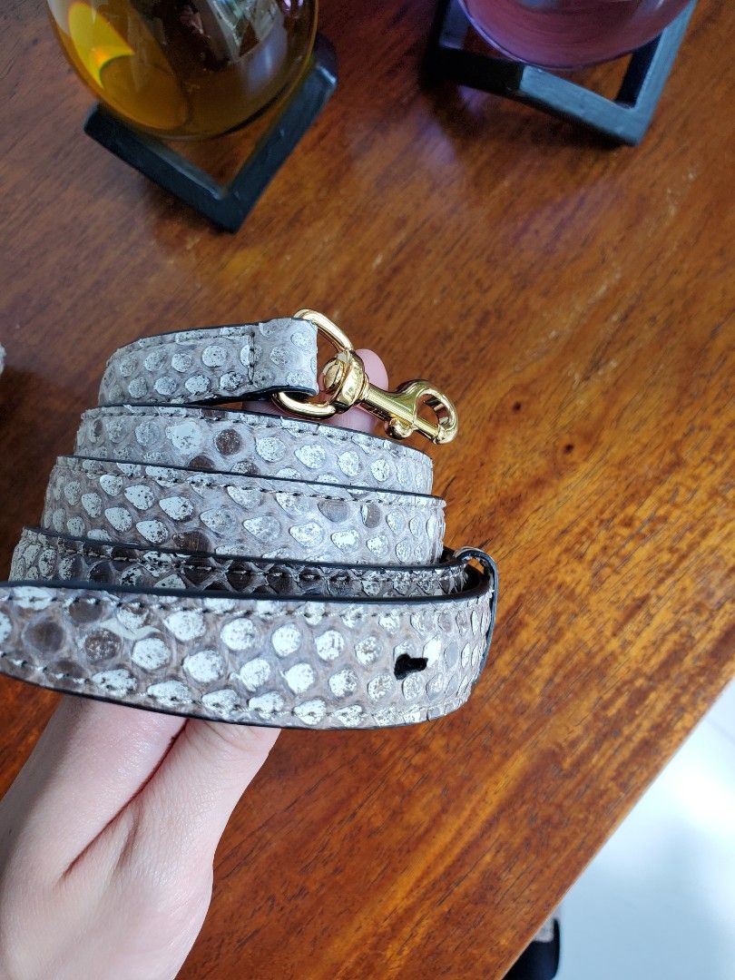 Alexander McQueen Python Box Bag 19, Luxury, Bags & Wallets on Carousell