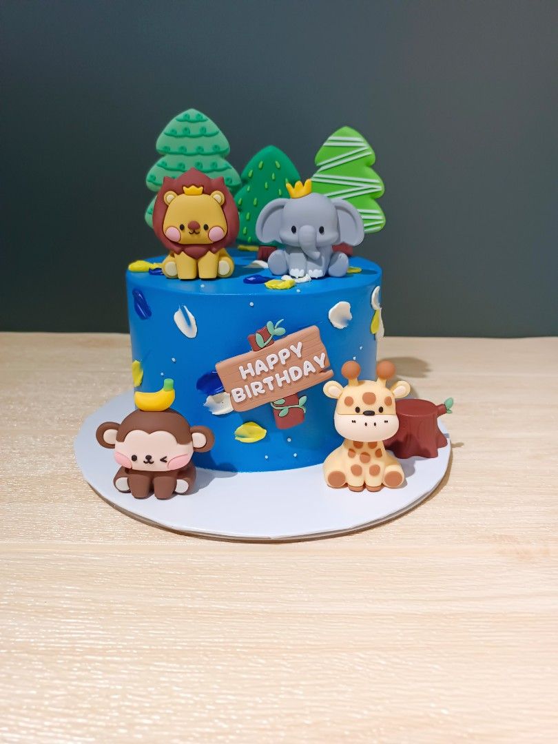 Animal Themed Cake Food Drinks Homemade Bakes On Carousell