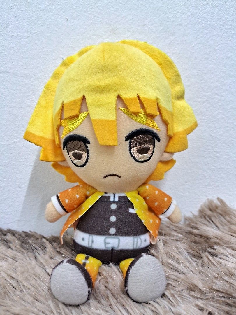 ANIME DEMON SLAYER ZENITSU PLUSH, Hobbies & Toys, Toys & Games on Carousell