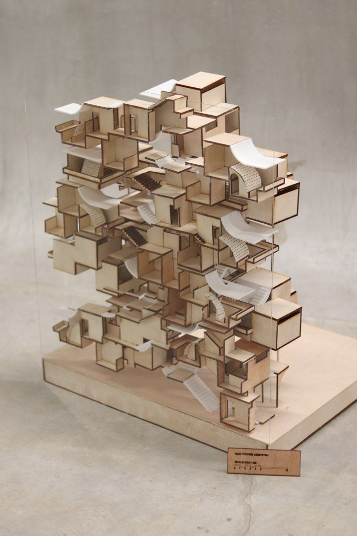 Architecture hand made model, Hobbies & Toys, Toys & Games on Carousell