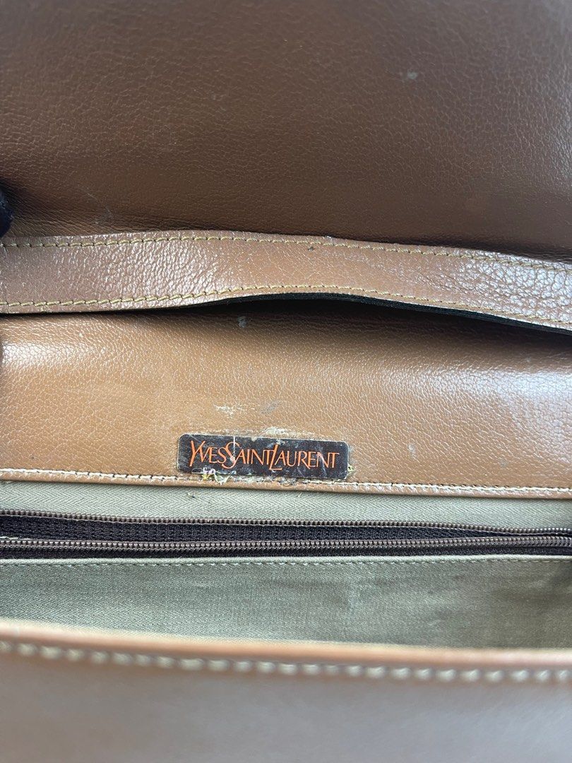 Authentic Vintage YSL snake skin sling, Luxury, Bags & Wallets on Carousell