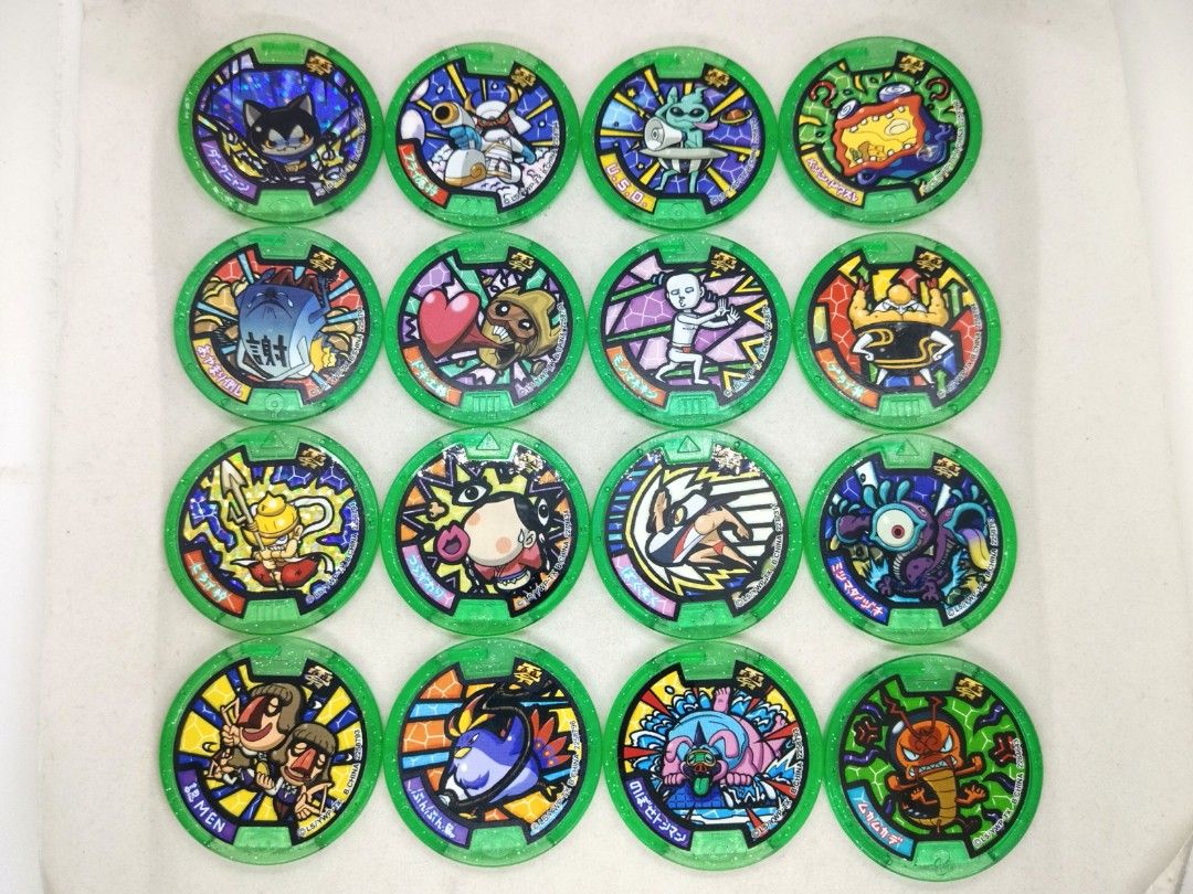 Bandai - Yo-kai Watch - Yokai Z Medals Lot, Hobbies & Toys, Toys & Games on Carousell