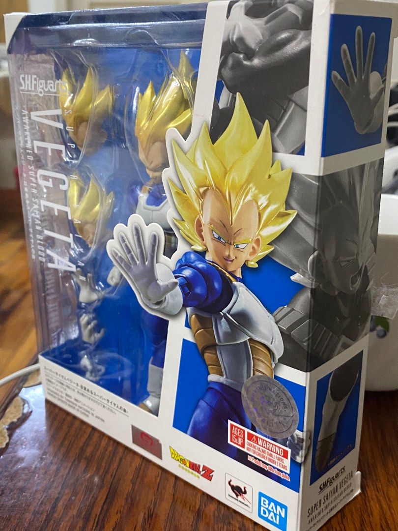 Bandai SHF S.H.Figuarts Super Saiyan Vegeta Awakened Blood Action ...