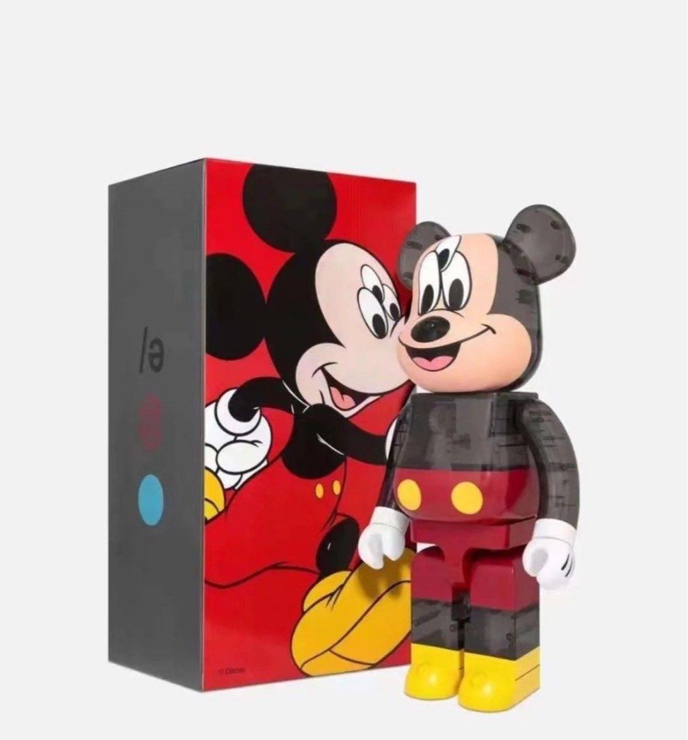 Bearbrick Clot Disney Collab Mickey Mouse 1000%, Hobbies & Toys, Toys ...