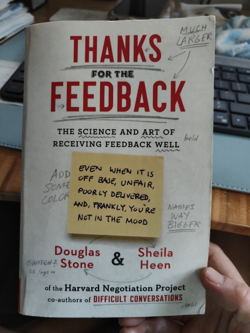 Book - Thanks for the Feedback, Hobbies & Toys, Books & Magazines ...