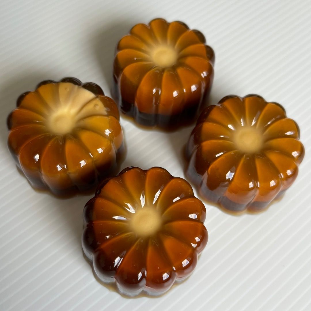 Box of 24 Kopi-O Jelly flan - creamy flan in coffee jelly, Food ...