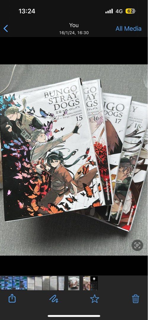Bsd comic vol 15-20, Hobbies & Toys, Books & Magazines, Comics & Manga ...