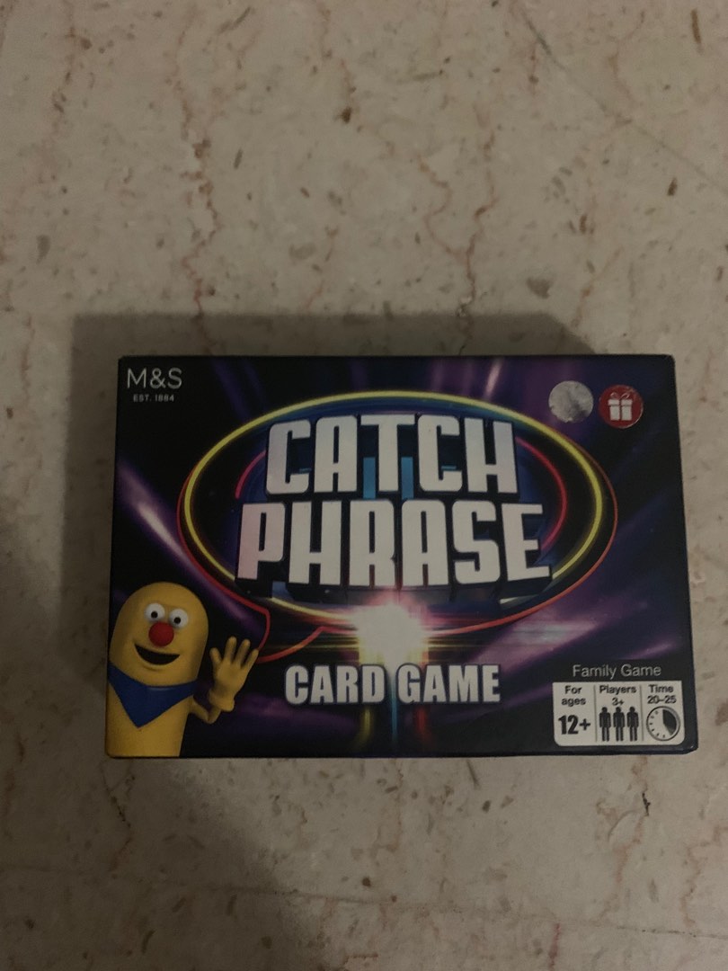Catchphrase Card Game Party Game, Hobbies & Toys, Toys & Games on Carousell